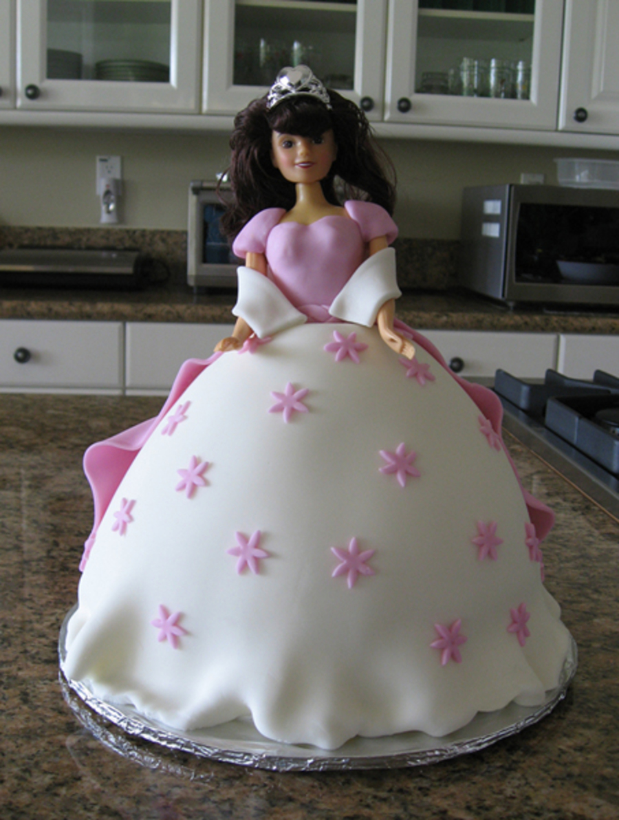 Princess Barbie Doll Cake - CakeCentral.com