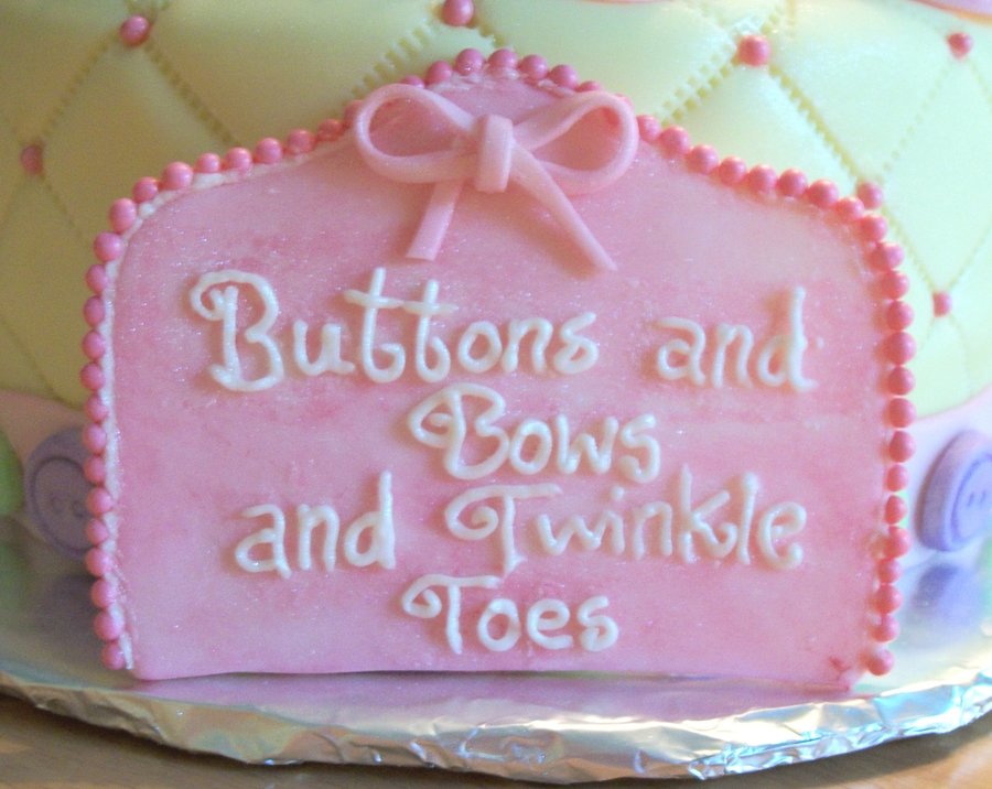 Buttons And Bows - CakeCentral.com