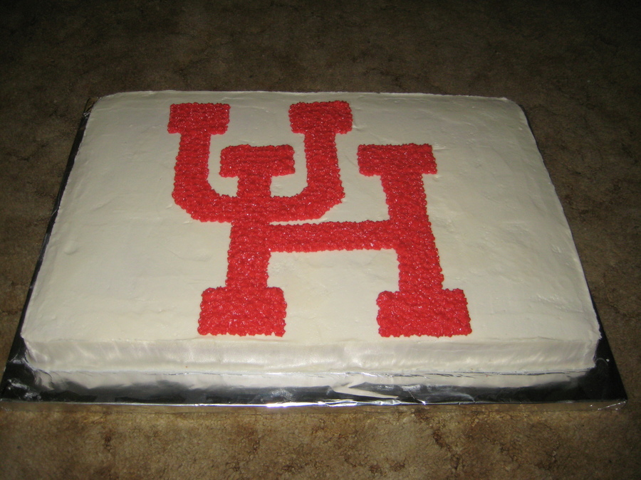 U Of H Graduation Cake - CakeCentral.com