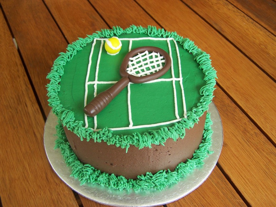 Mini Tennis Cake - CakeCentral.com