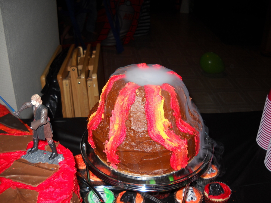 Austins Mustafar Birthday Cake - CakeCentral.com