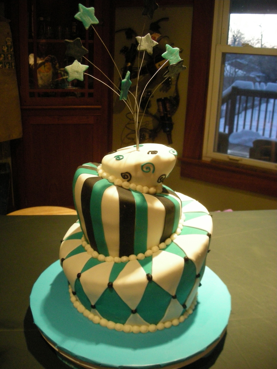 Birthday Wonky Cake - CakeCentral.com