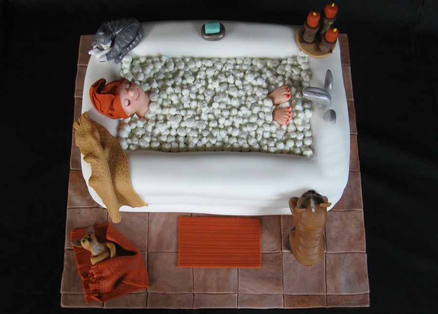 Relaxing Bubble Bath - CakeCentral.com