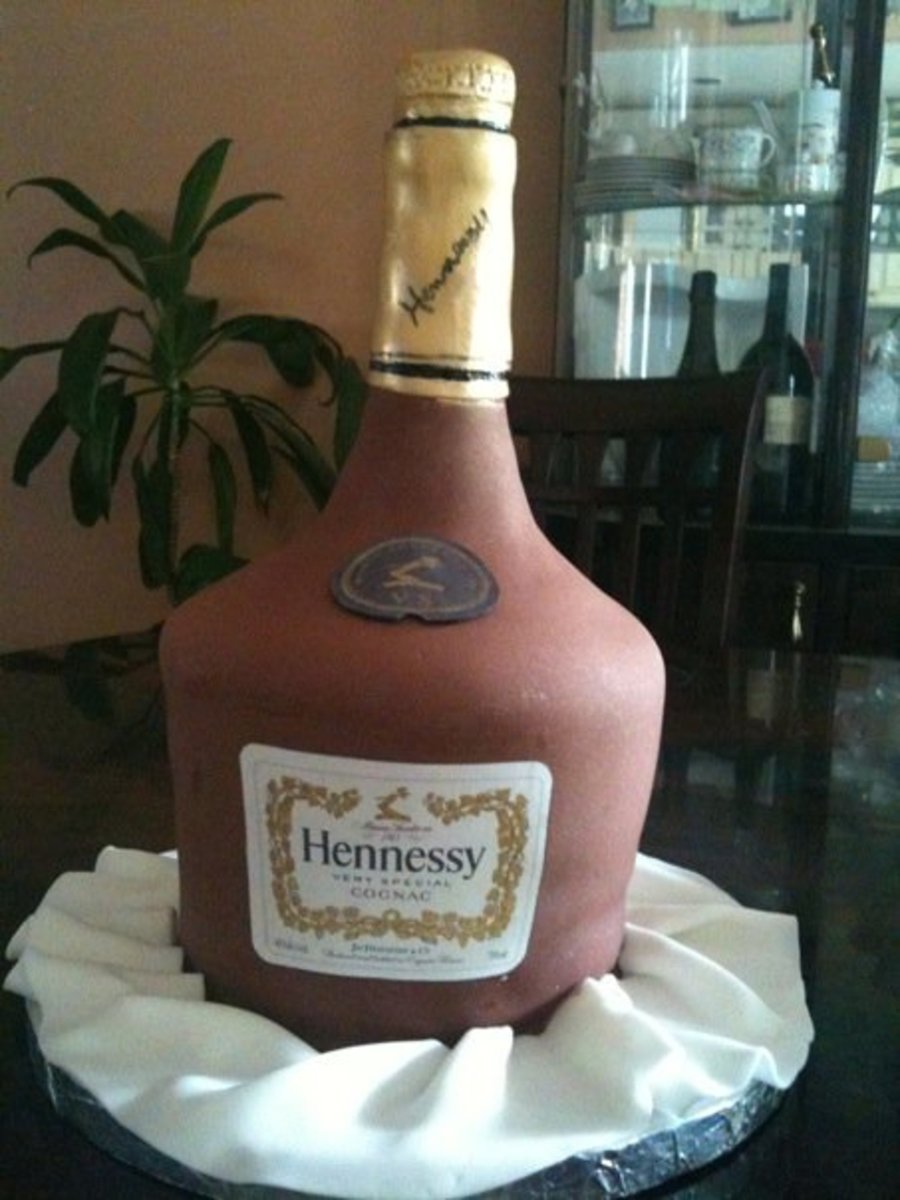 Hennessy Bottle - CakeCentral.com