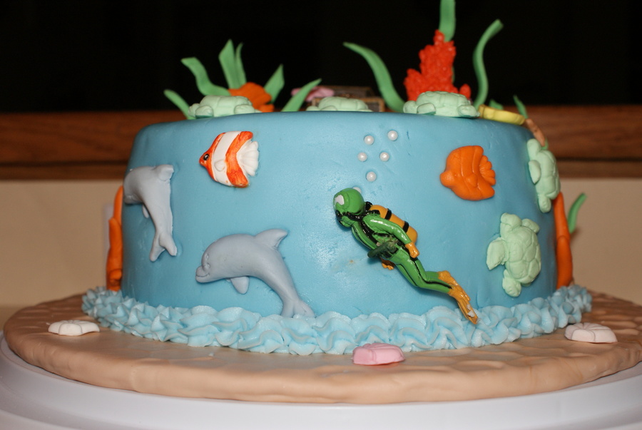 Aquarium Cake - CakeCentral.com