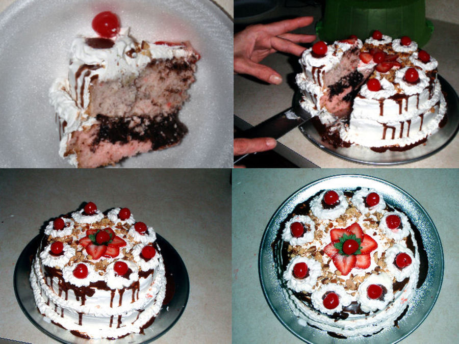 Sundae Cake - CakeCentral.com