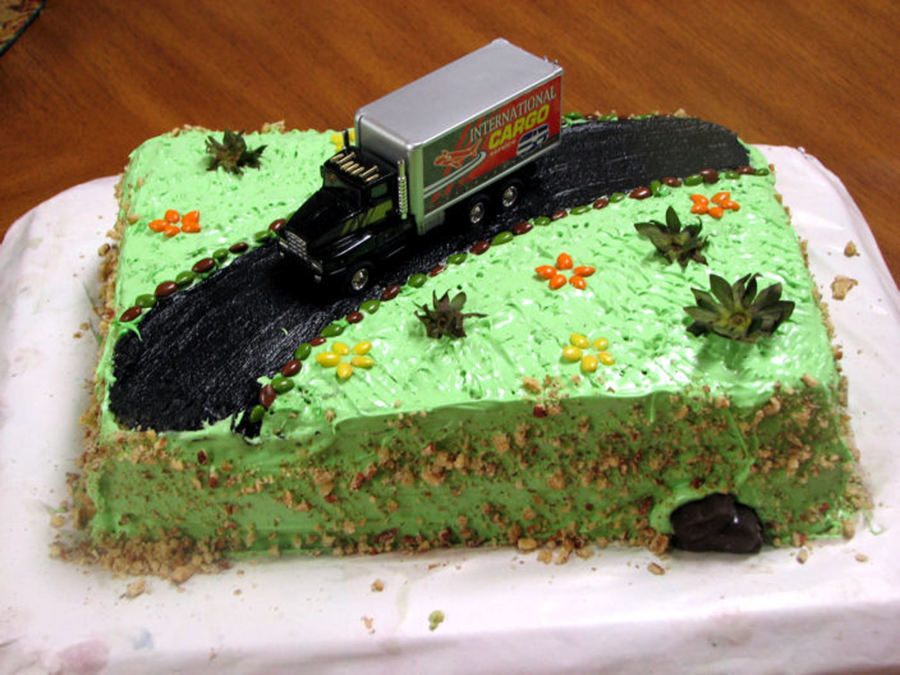 Trucking Cake. - CakeCentral.com