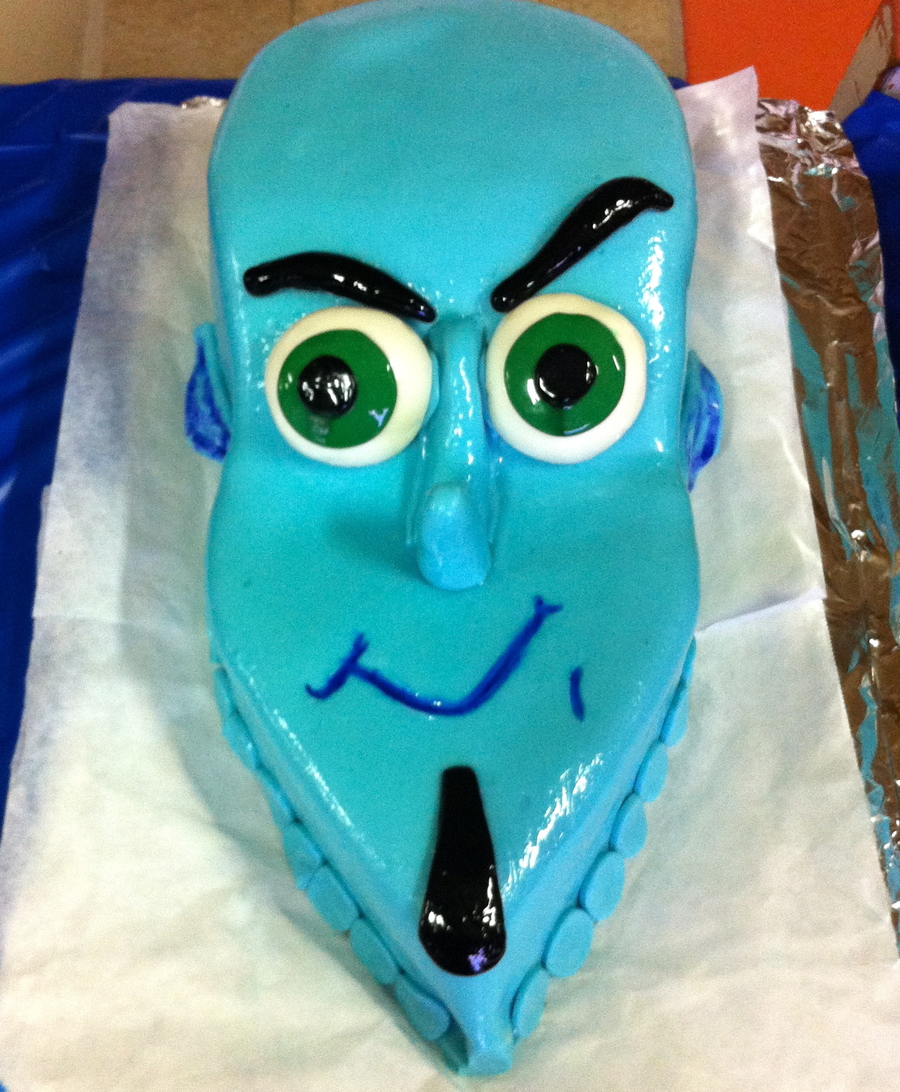 Megamind Cake - CakeCentral.com