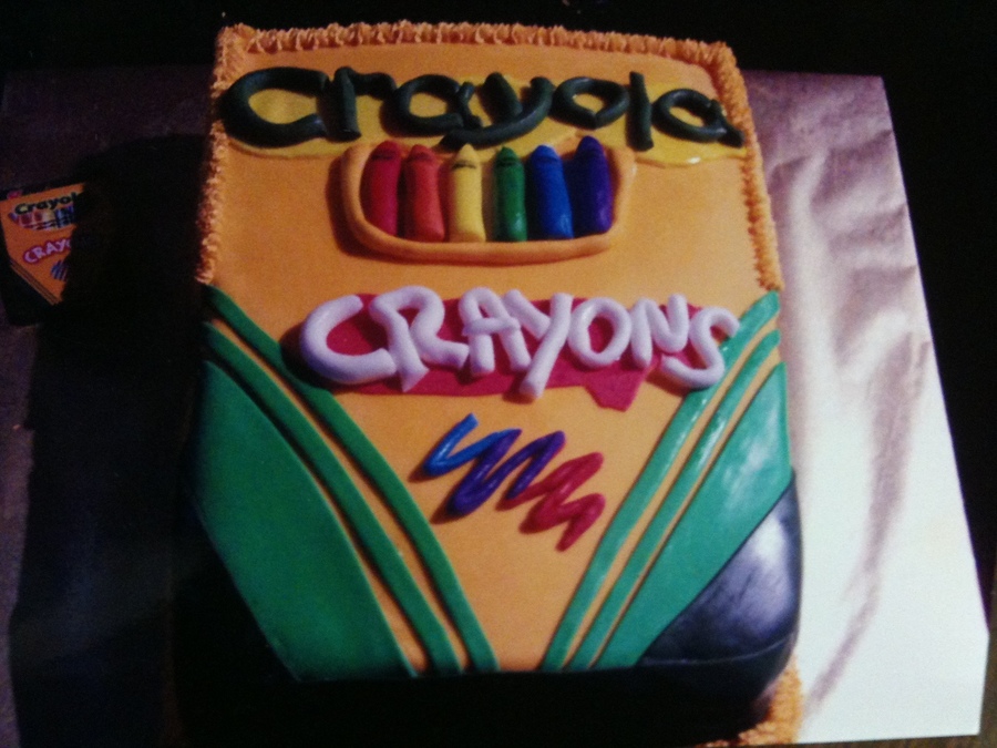 Crayon Box Cake - CakeCentral.com
