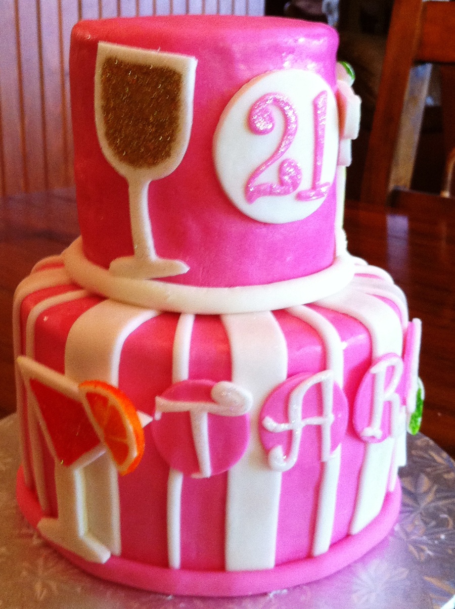 21St Birthday Cake - CakeCentral.com
