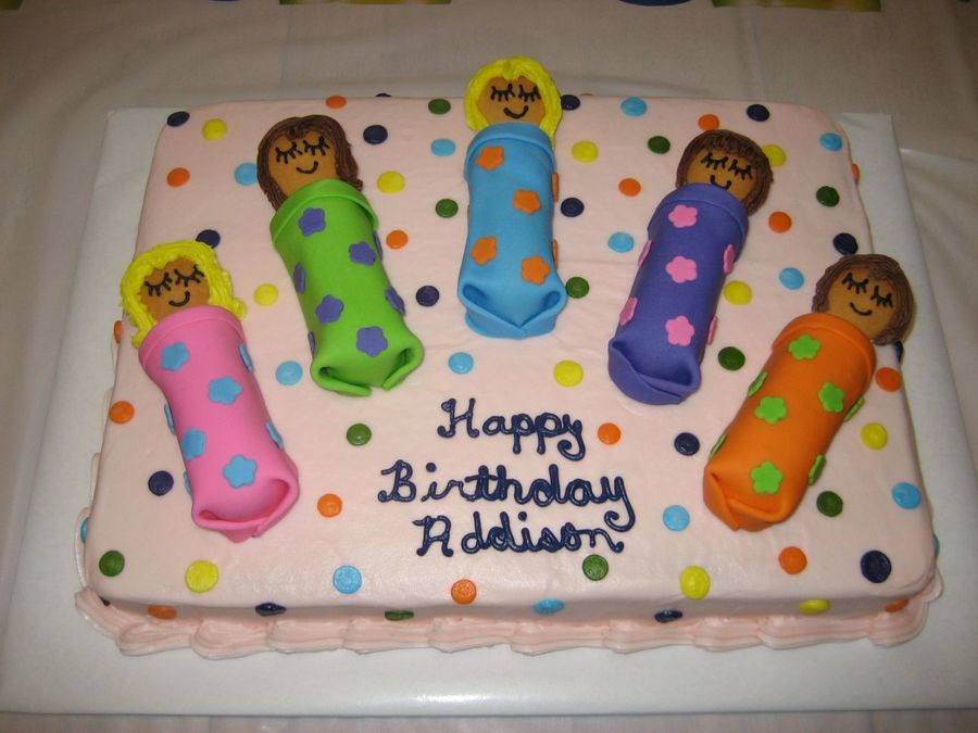 Slumber Party Cake - CakeCentral.com