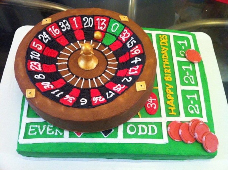 Casino Roulette Cake - CakeCentral.com