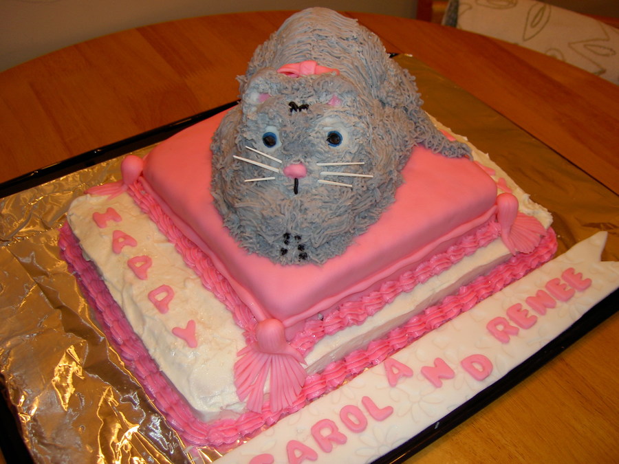 Happy Birthday Cat Cake - CakeCentral.com