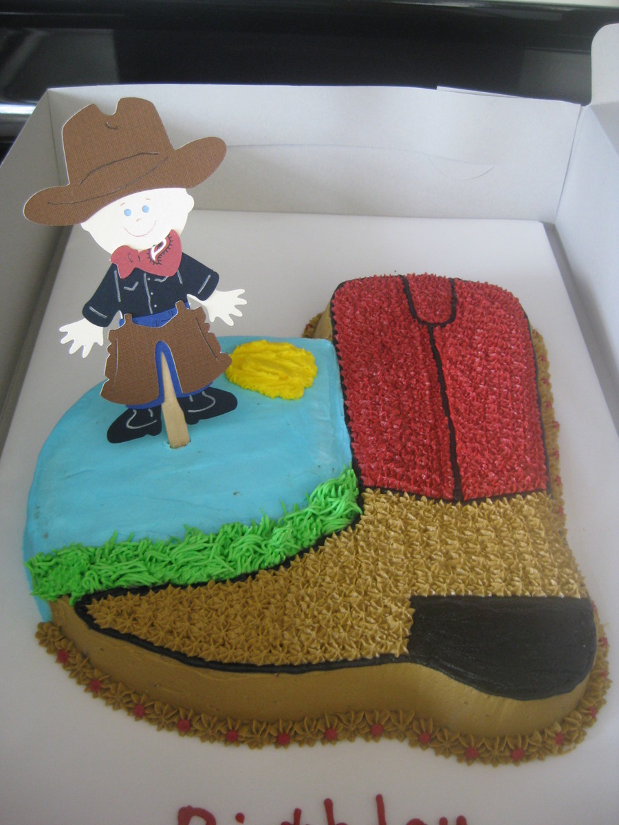 Cowboy Boot - CakeCentral.com