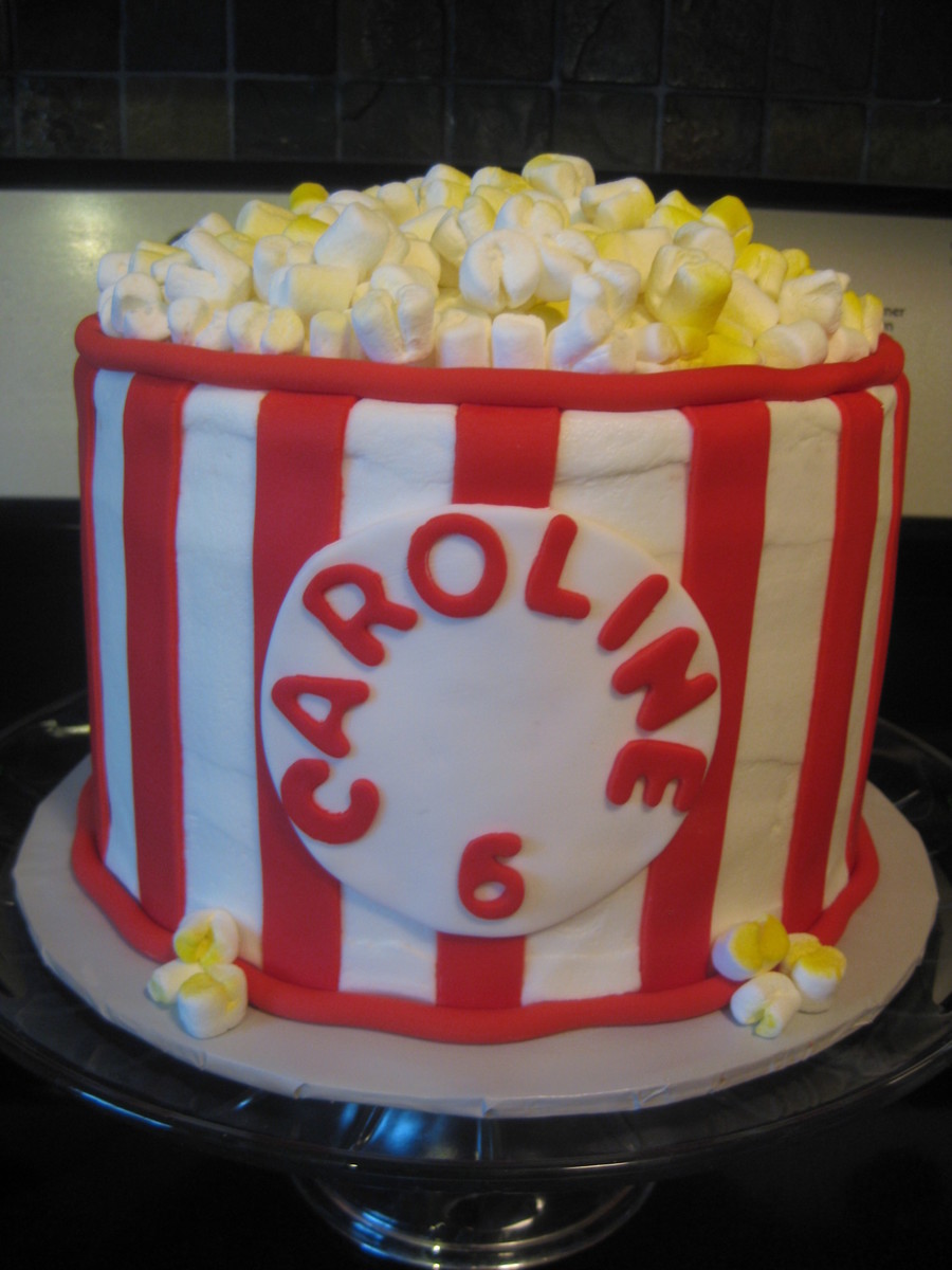 Popcorn Birthday Cake - CakeCentral.com