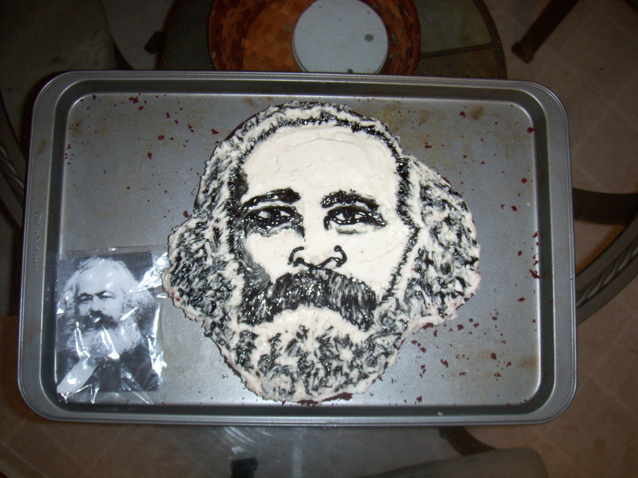 Karl Marx Cake - CakeCentral.com