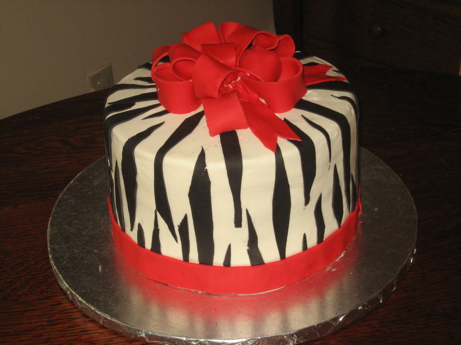 Zebra Cake - CakeCentral.com