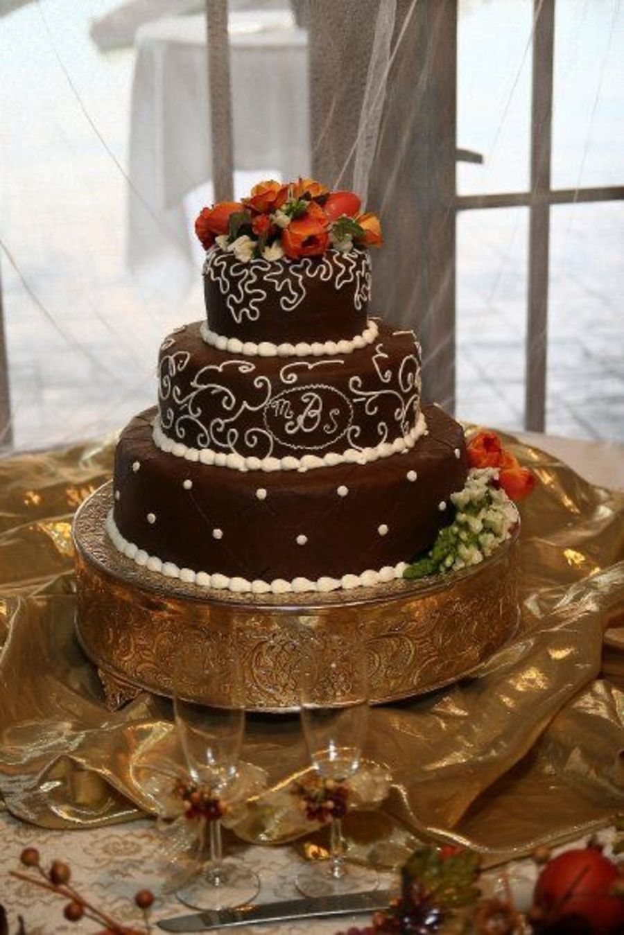 Chocolate Wedding Cake - CakeCentral.com