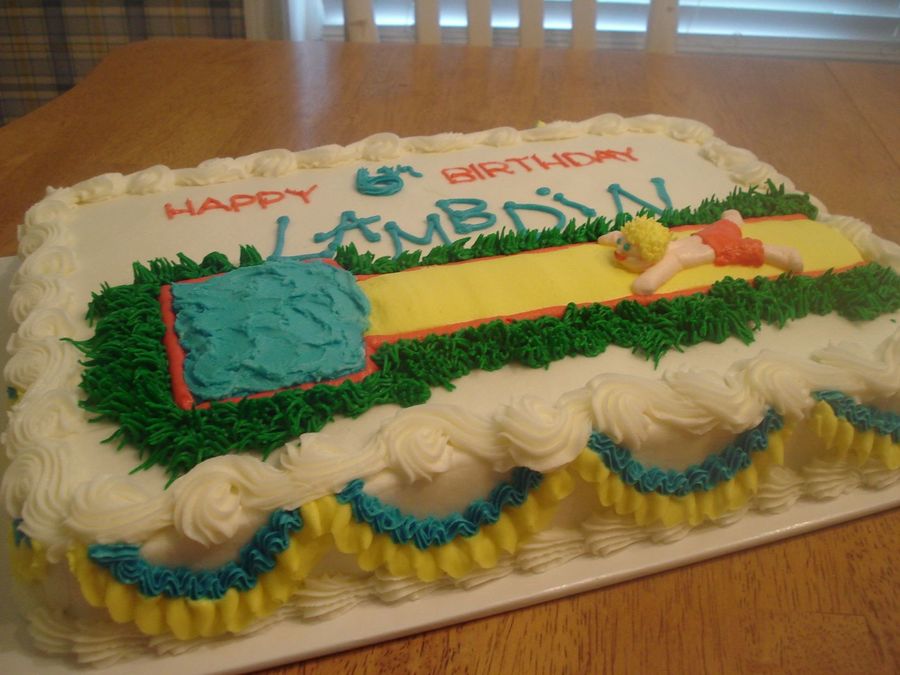 Slip-N-Slide Cake - CakeCentral.com