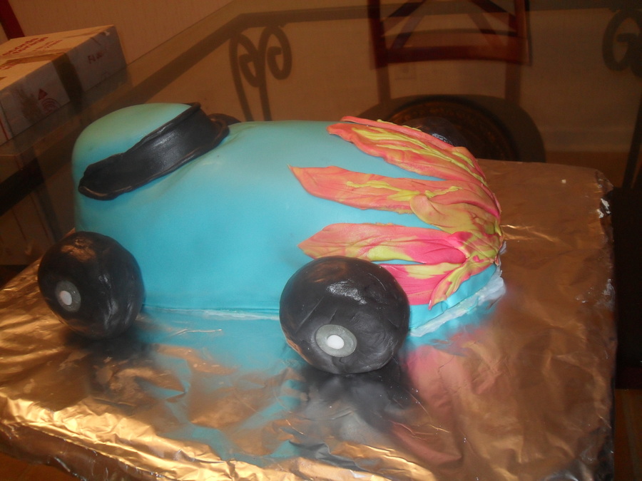 Pinewood Derby Banquet Cake - CakeCentral.com