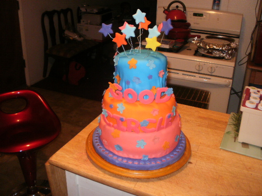 Whimsical Cake For A Church Function. - CakeCentral.com