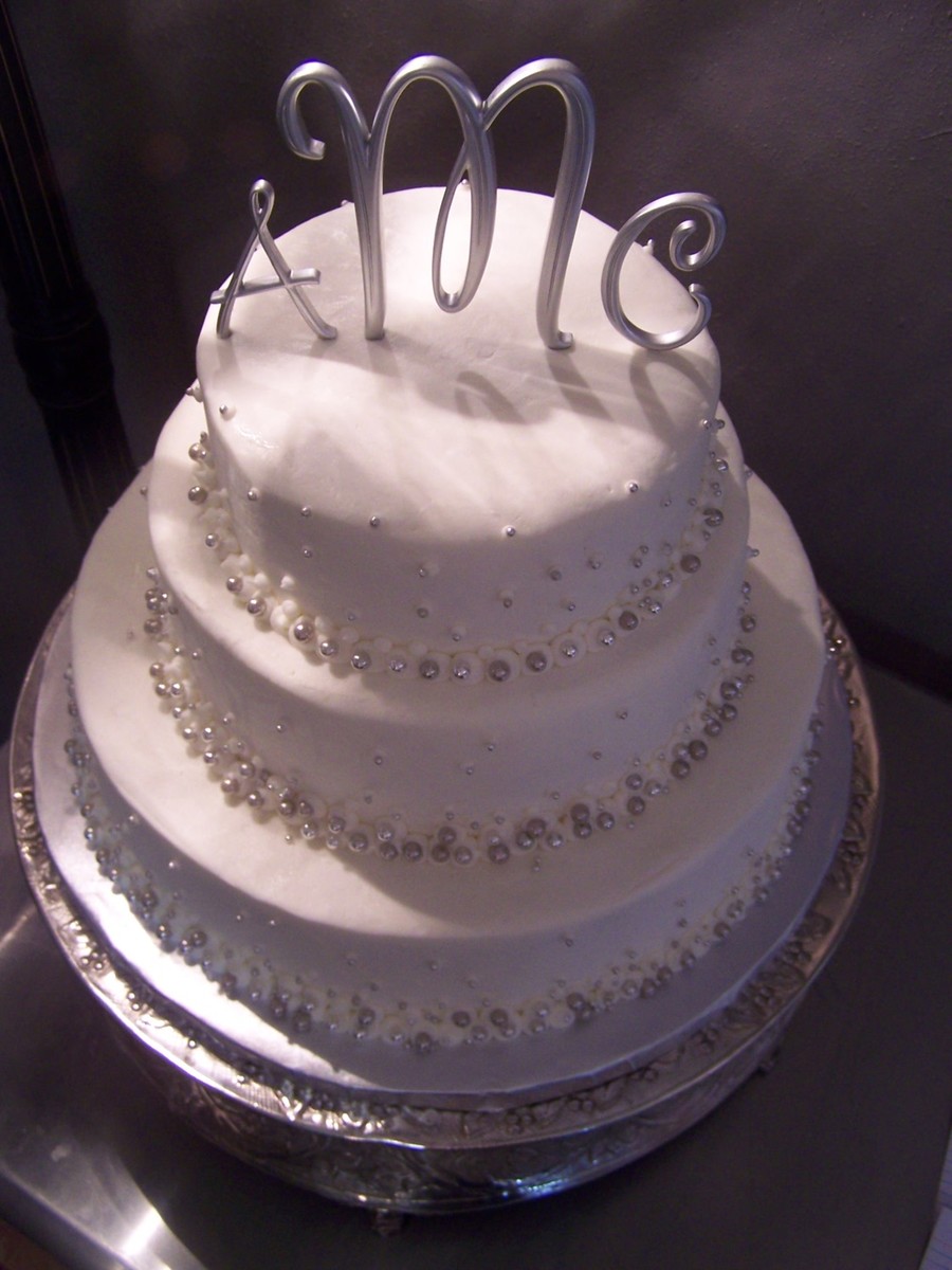 The Silver Bead Wedding - CakeCentral.com