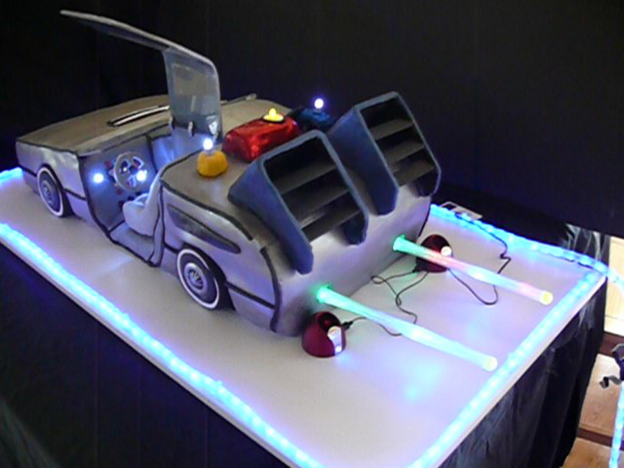 Delorean Back To The Future Cake - CakeCentral.com