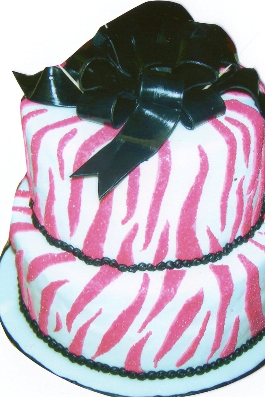 Pink Zebra Cake - CakeCentral.com