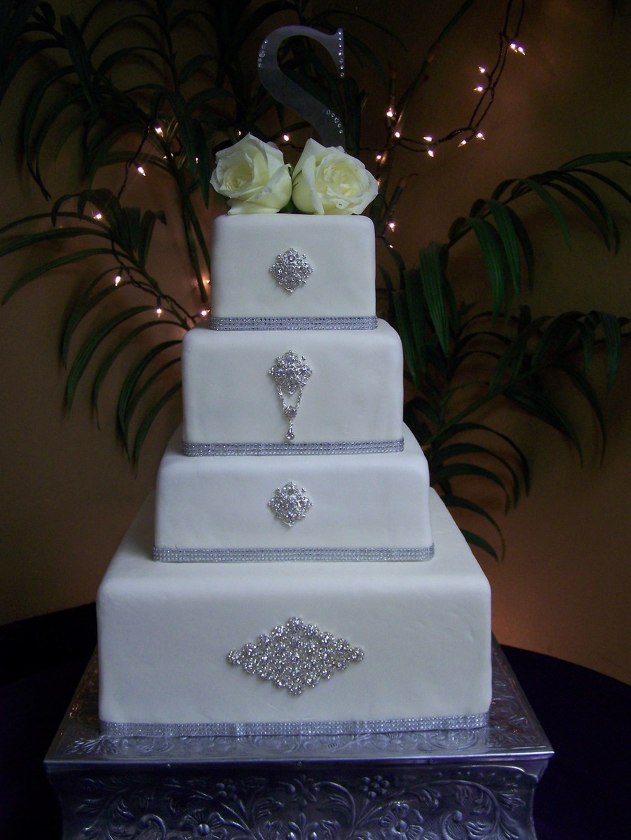 Diamond Wedding Cake - CakeCentral.com