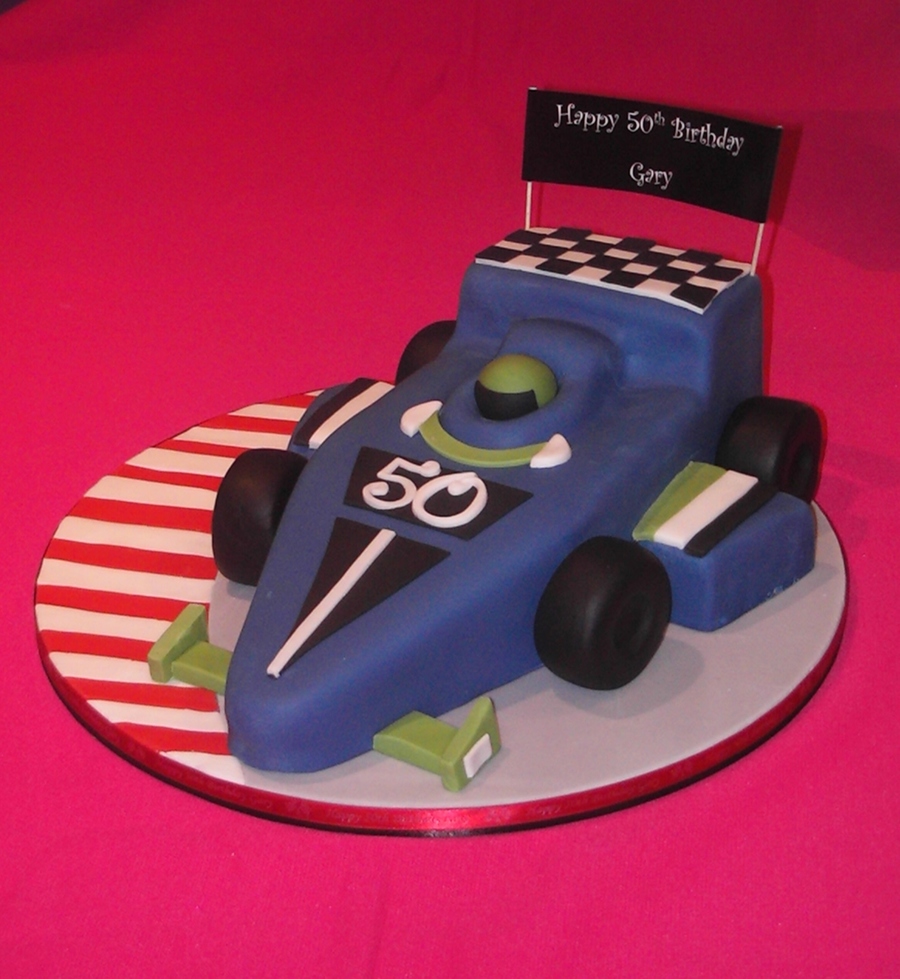F1 Racing Car Cake - CakeCentral.com