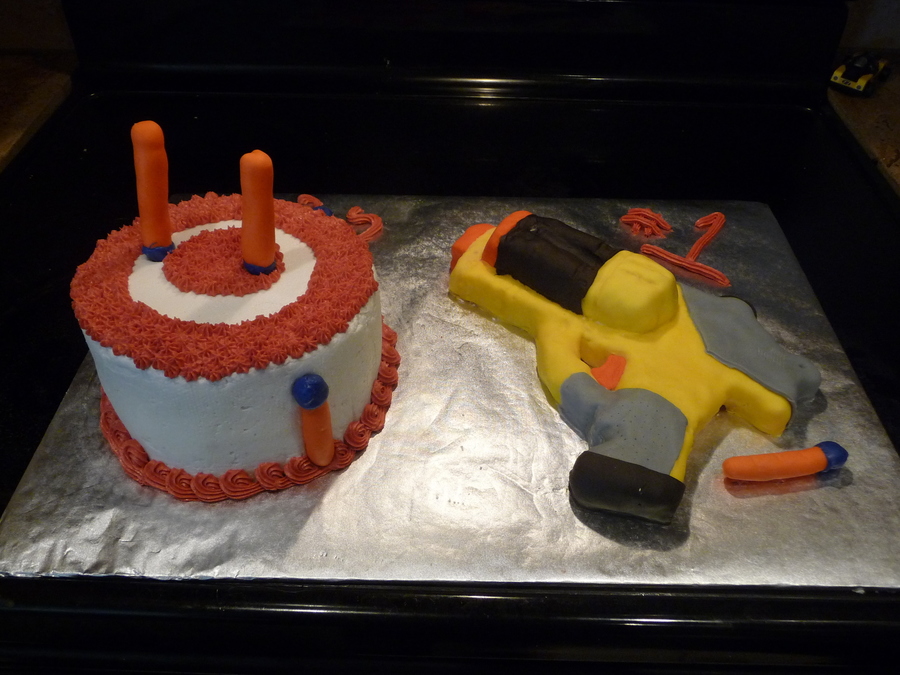 Nerf Gun - CakeCentral.com