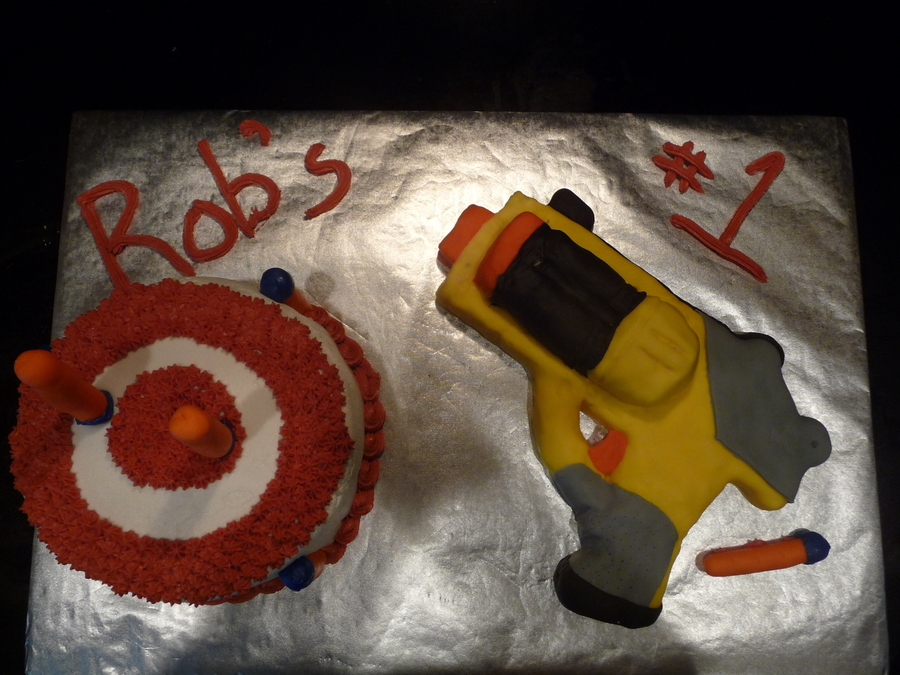 Nerf Gun - CakeCentral.com