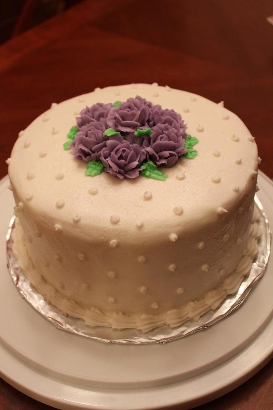 Wilton Course 1, Final Cake - CakeCentral.com