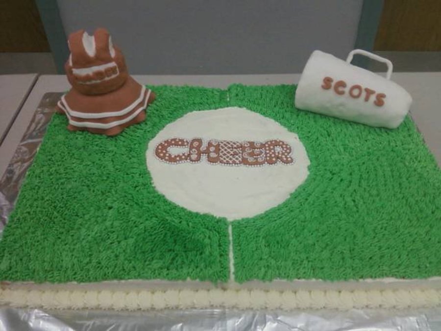 Cheerleading Cake - CakeCentral.com