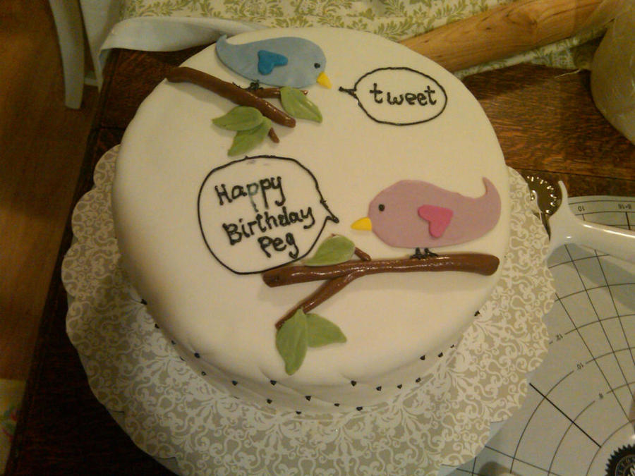 Birthday Birdie Cake - CakeCentral.com