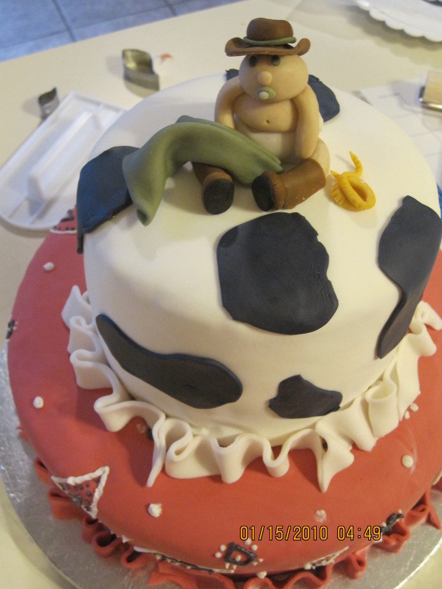 Cowboy Baby Shower - CakeCentral.com