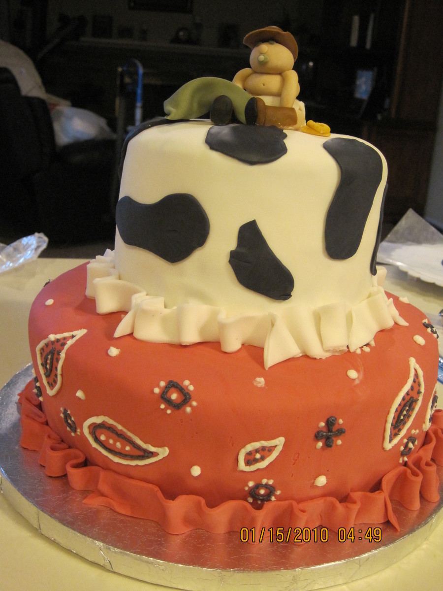 Cowboy Baby Shower - CakeCentral.com
