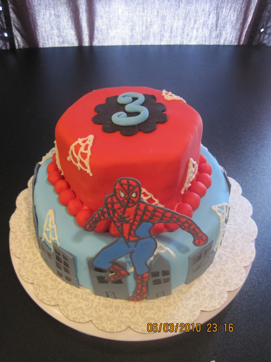 Spiderman Cake - CakeCentral.com