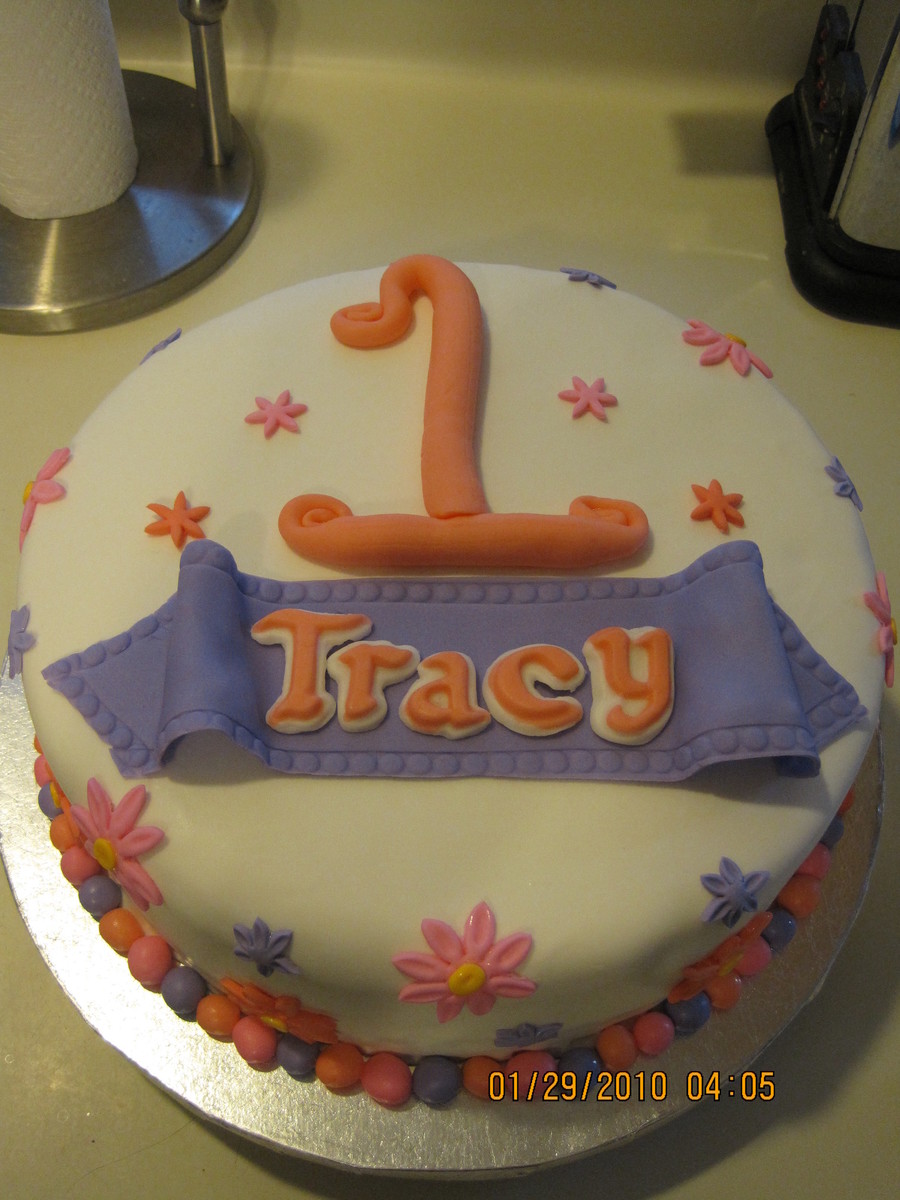 1St Birthday Cake - CakeCentral.com