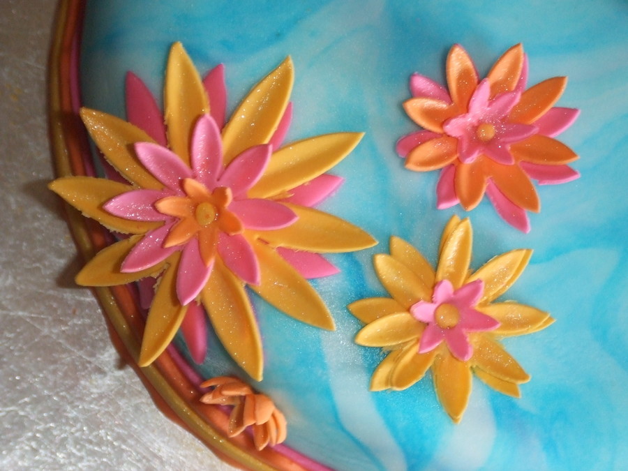 My Final Cake For Fondant And Gumpaste Class - CakeCentral.com