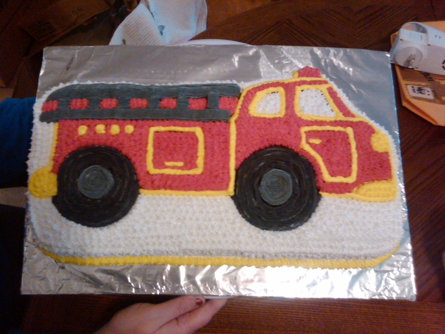 Fire Engine Cake - CakeCentral.com
