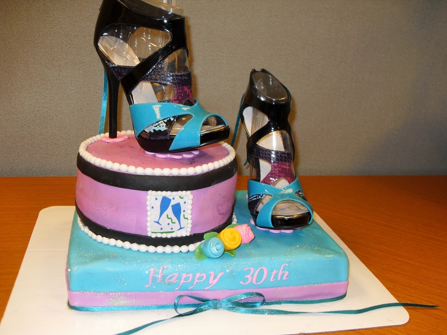 Shoes Cake - CakeCentral.com