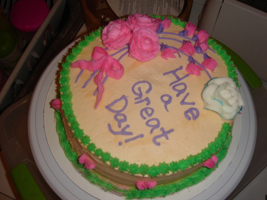 Third Cake For Class - CakeCentral.com