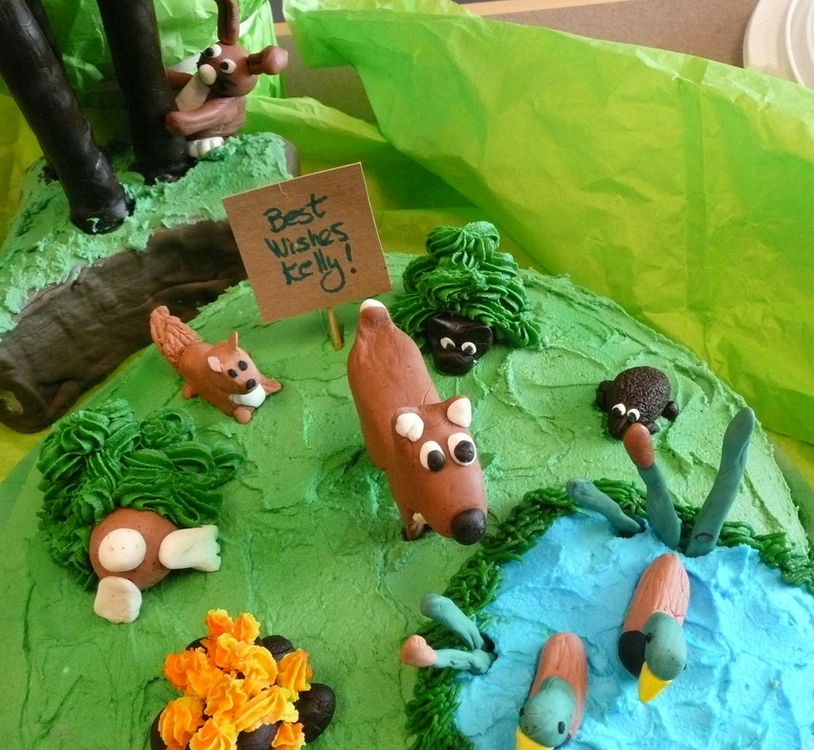 Retirement Hunting Cake - CakeCentral.com