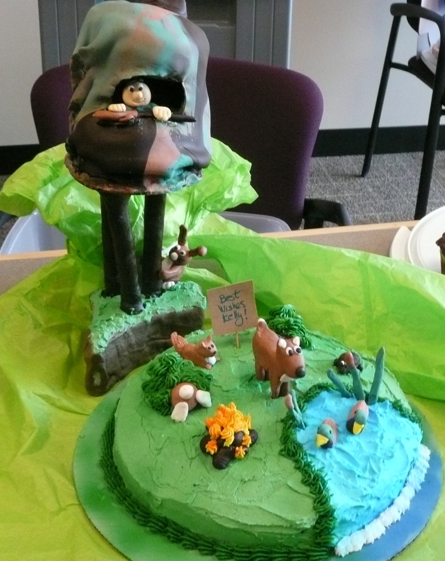 Retirement Hunting Cake - CakeCentral.com