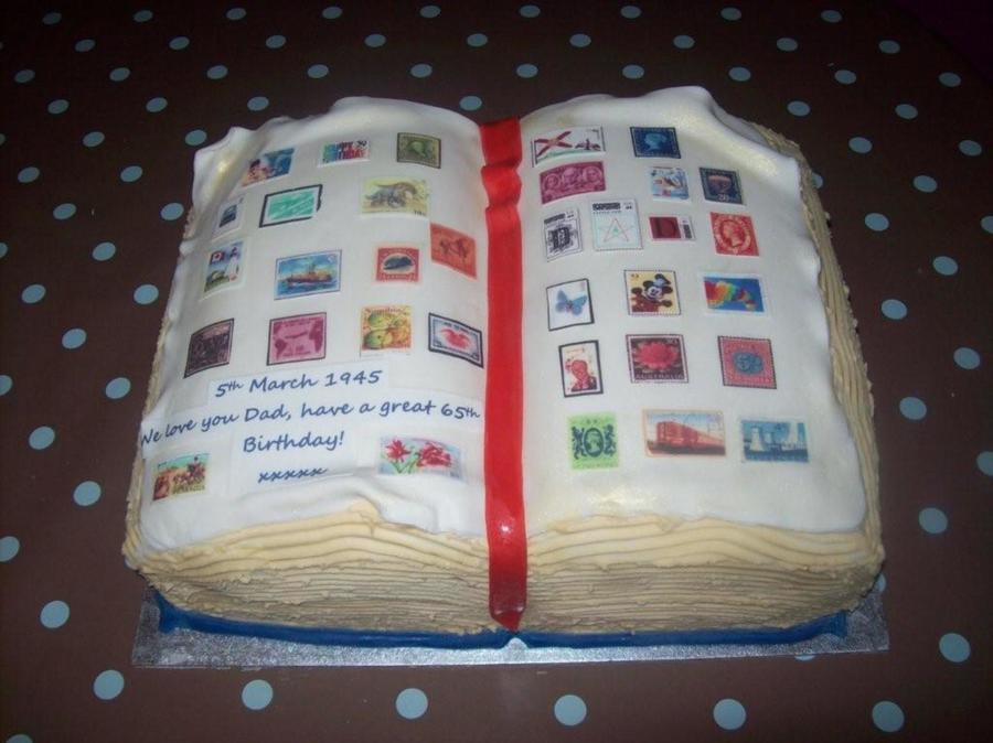 Stamp Album Cake - CakeCentral.com