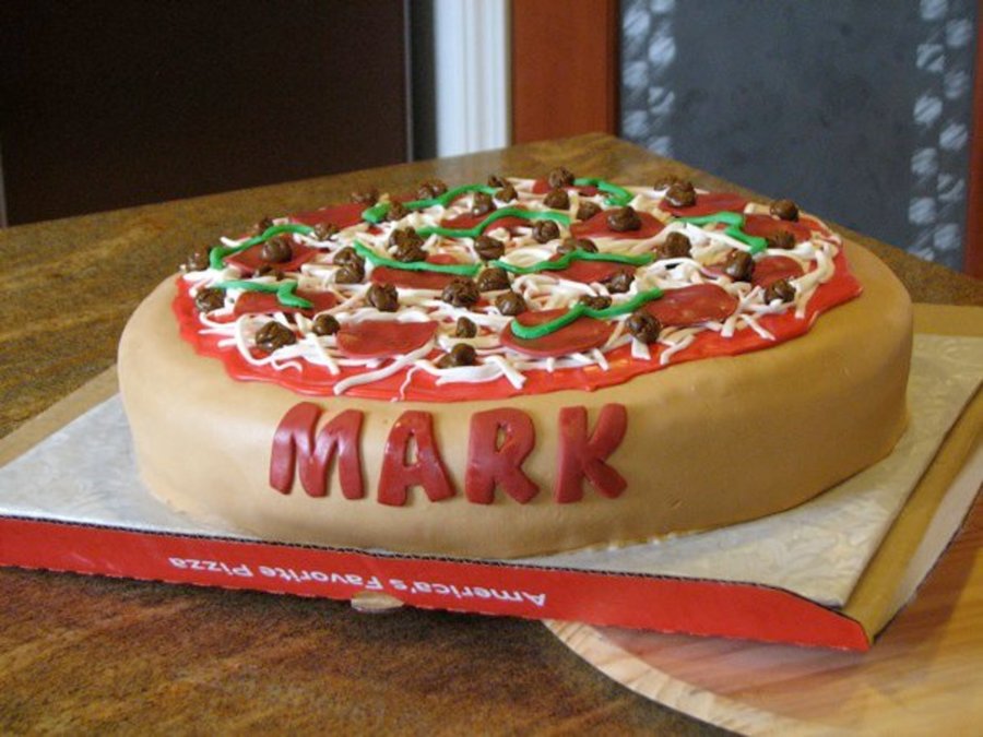 Pizza Cake - CakeCentral.com