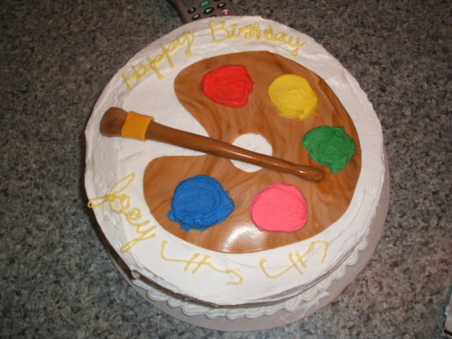 Artist Cake - CakeCentral.com