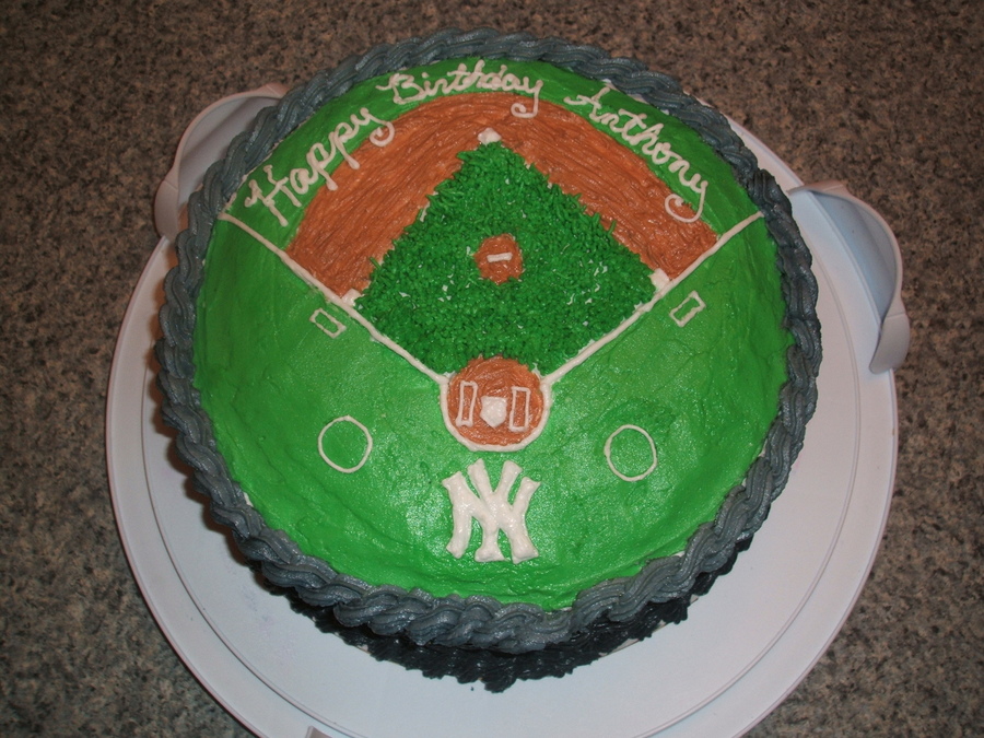 Ny Yankees Birthday Cake - CakeCentral.com