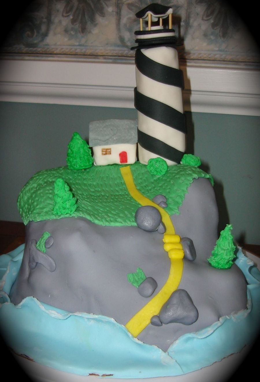 Lighthouse Birthday Cake - CakeCentral.com